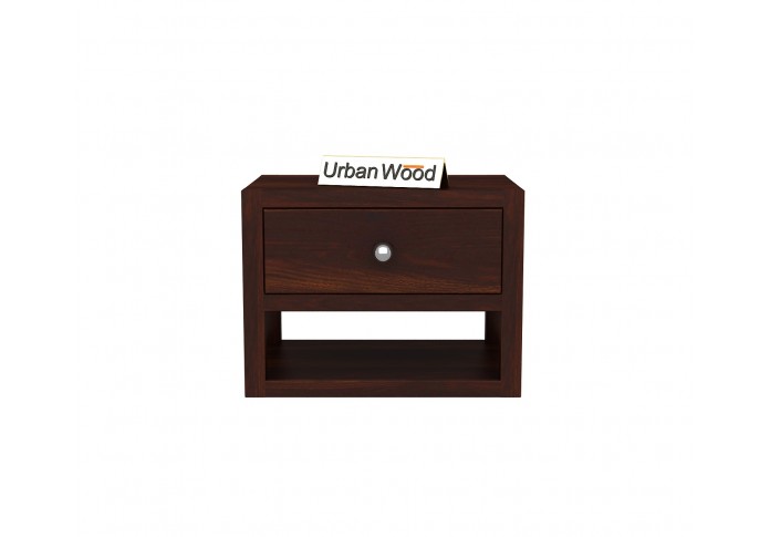 Buy Trace Bed Without Storage Queen Size, Walnut Finish Online : Urbanwood