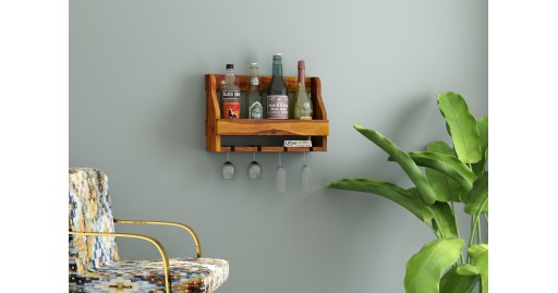 Trinsic Wine Rack ( Honey Finish )