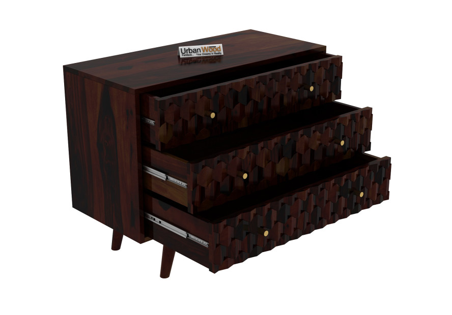 Buy Diamond Chest of Drawers ( Walnut Finish ) Online in India | UrbanWood