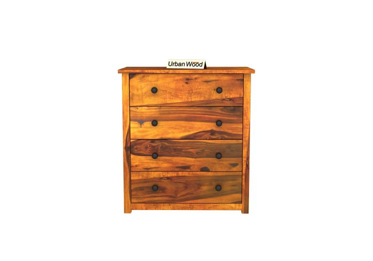 Buy Momento Chest of Drawers (Honey Finish) Online in India : Urbanwood