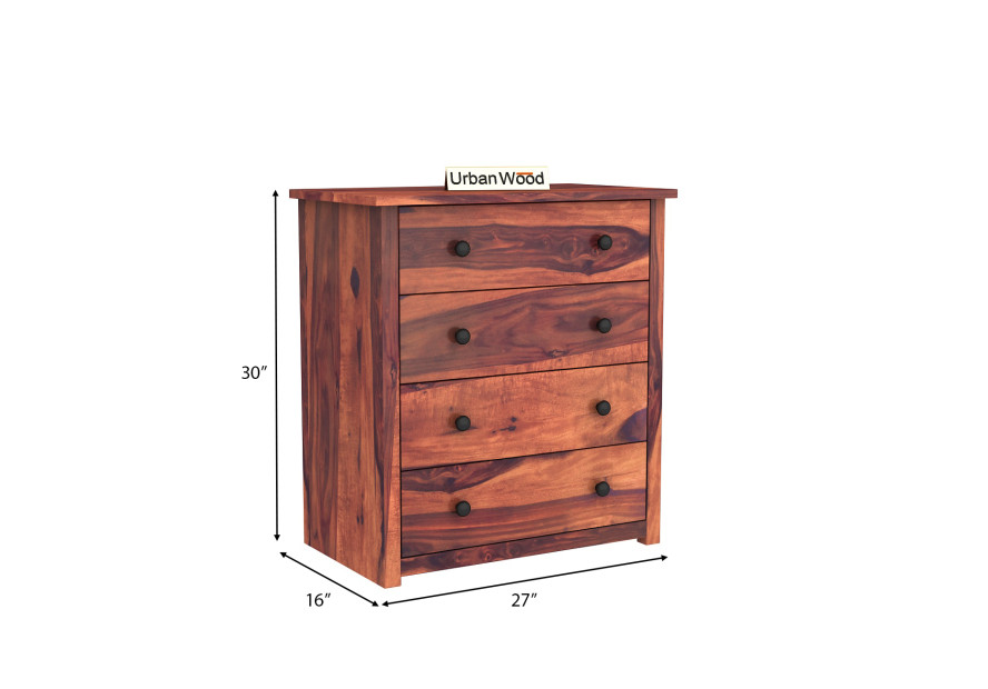 Buy Momento Chest of Drawers (Teak Finish) Online in India : Urbanwood
