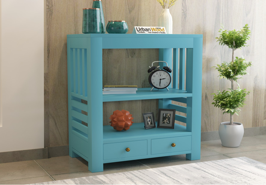 Buy Drew Solid Wood Console Table (Sky Blue) Online in India | UrbanWood