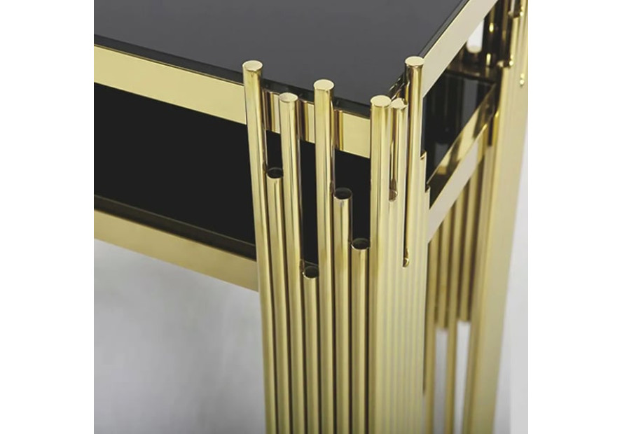 Buy Metallic Console Table (Golden Finish) Online in India | UrbanWood