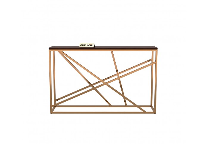 Buy Rustic Console Table (Walnut Finish) Online Store in India : Urbanwood