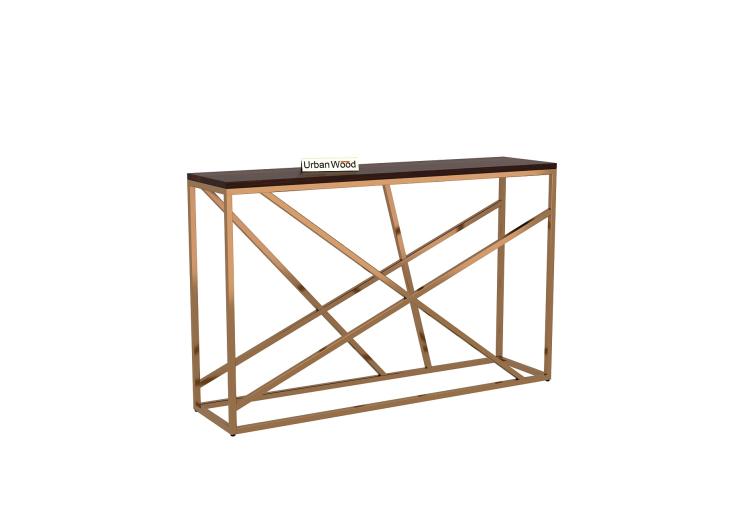 Buy Rustic Console Table (Walnut Finish) Online Store in India : Urbanwood
