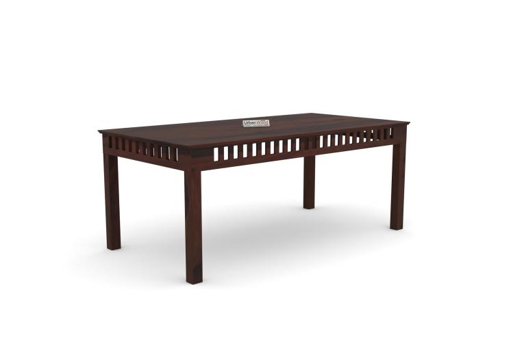 Buy Kate 6-Seater Dining Table (Walnut Finish) Online in India | UrbanWood