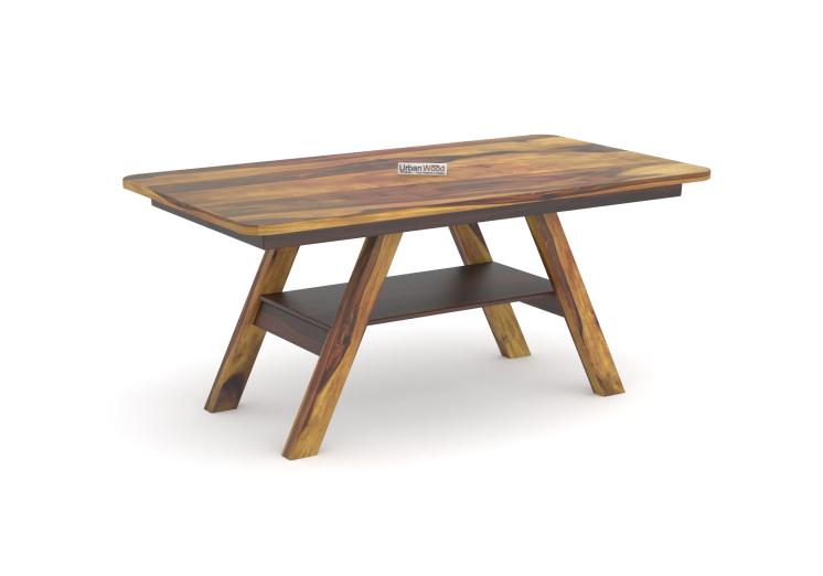 Buy Dahlia 6-Seater Dining Table Set (Lite Honey Finish) Online in ...