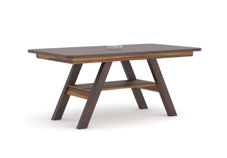 Buy Dahlia 6-Seater Dining Table (Walnut Finish) Online in India ...
