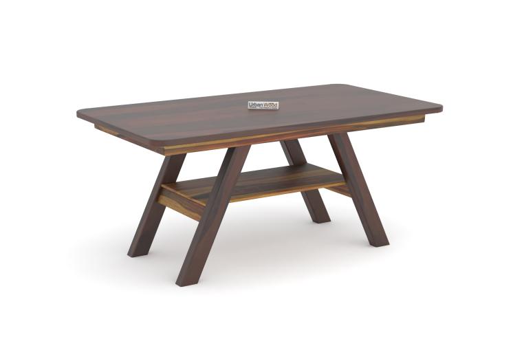 Buy Dahlia 6-Seater Dining Table Set (Walnut Finish) Online in India ...