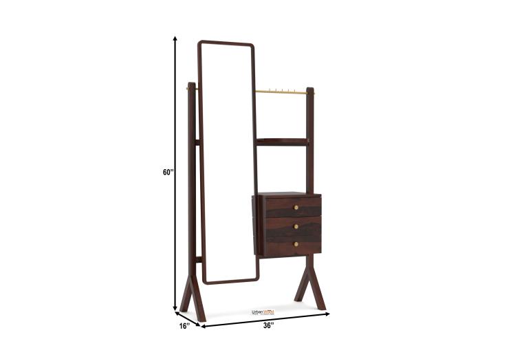 Buy Elena Dressing Table (Walnut Finish) Online in India | UrbanWood