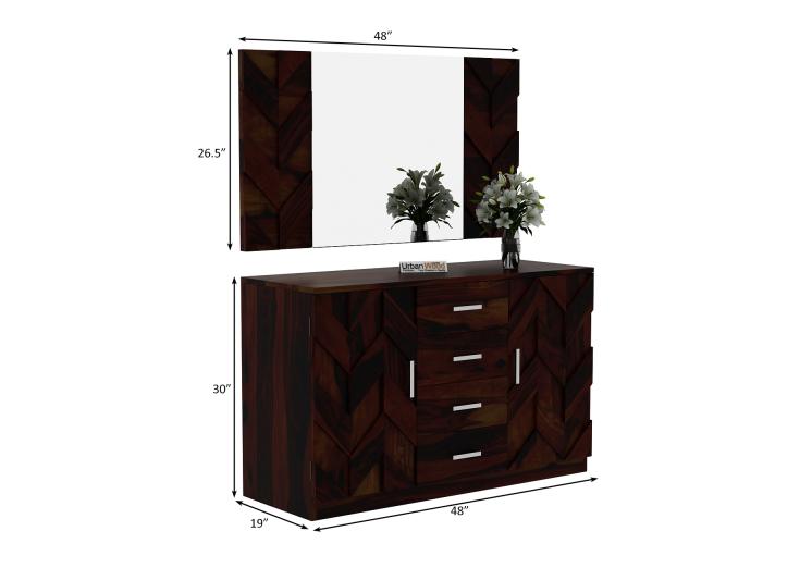 Buy Trace Dressing Table ( Walnut Finish ) Online in India | UrbanWood