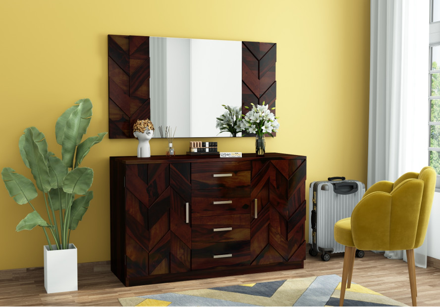 Buy Trace Dressing Table ( Walnut Finish ) Online in India | UrbanWood