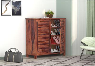 Solid Wood Shoe Cabinet | Solid Wood Shoe Rack | Urbanwood