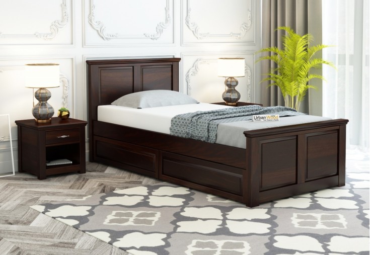 Single Beds: Buy Wooden Single Bed Online at Lowest Price | Urbanwood