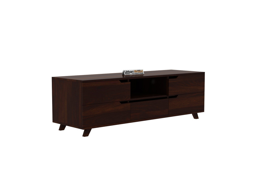 Buy Binny TV unit (Walnut Finish) Online at Lowest Price: Urbanwood