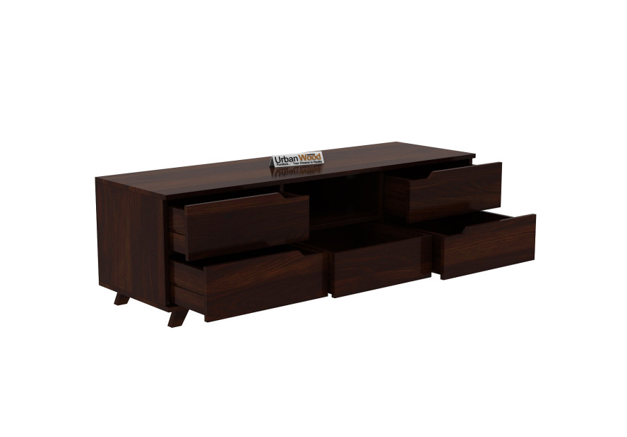 Buy Binny TV unit (Walnut Finish) Online at Lowest Price: Urbanwood